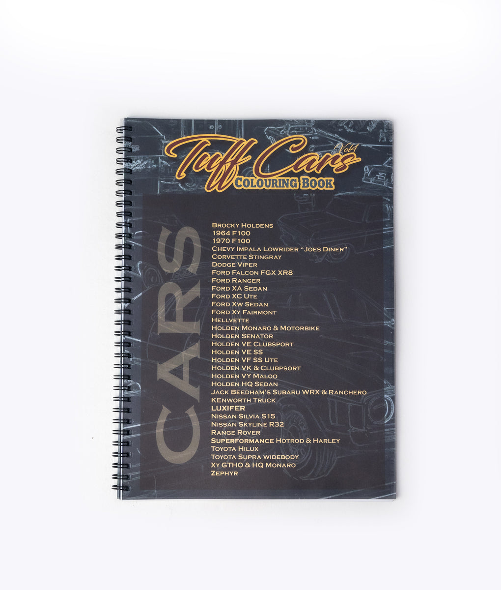 Tuff cars Colouring book VOL4 – Cris Cross Art