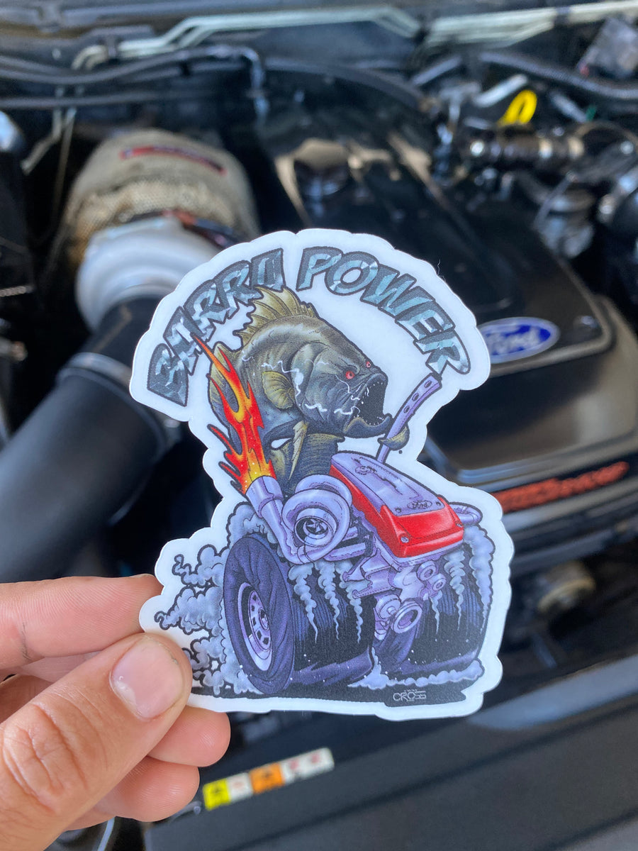BARRA Power sticker – Cris Cross Art
